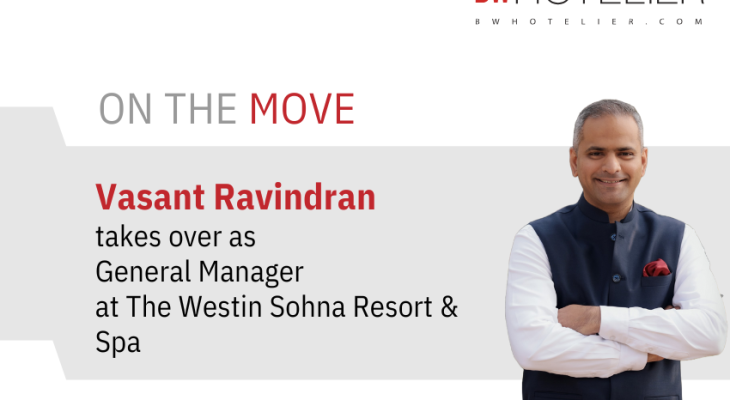 Vasant Ravindran takes over as the General Manager at The Westin Sohna ...