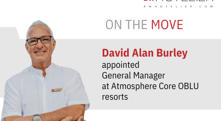 David Alan Burley appointed General Manager at Atmosphere Core OBLU ...
