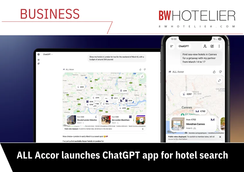 ALL Accor launches ChatGPT app for hotel search - BW Hotelier