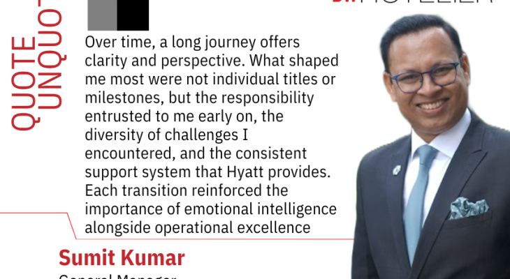 Two decades and beyond: Sumit Kumar’s journey with Hyatt Hotels ...