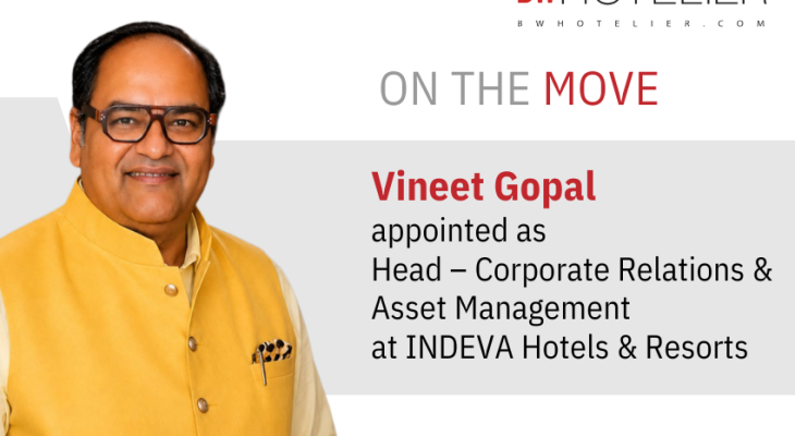 INDEVA Hotels appoints Vineet Gopal to leadership role - BW Hotelier
