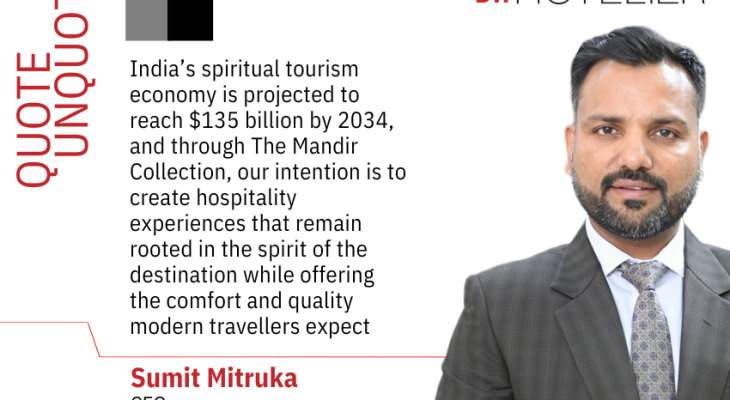 Summit Hotels launches spiritual brand The Mandir Collection - BW Hotelier