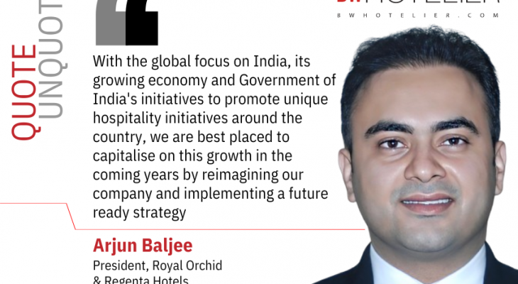 A new SonRise at Royal Orchid: Arjun Baljee becomes President - BW Hotelier