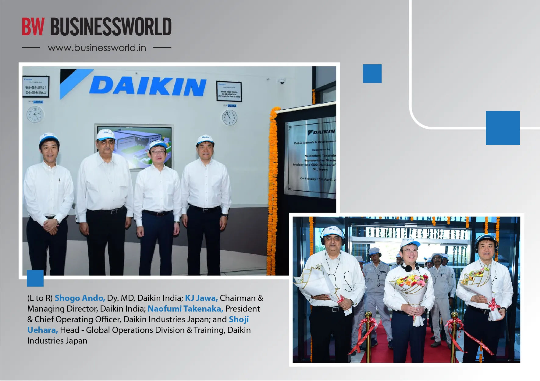 Daikin India Invests Rs 500 Cr In New R&D Centre - BW Businessworld