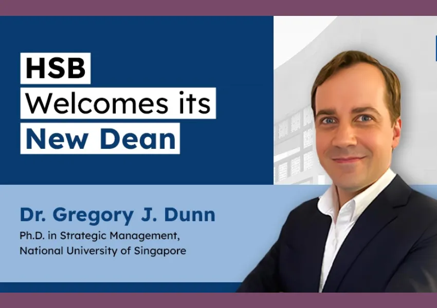 Dr Gregory Dunn Joins HSB As New Dean - BW Education