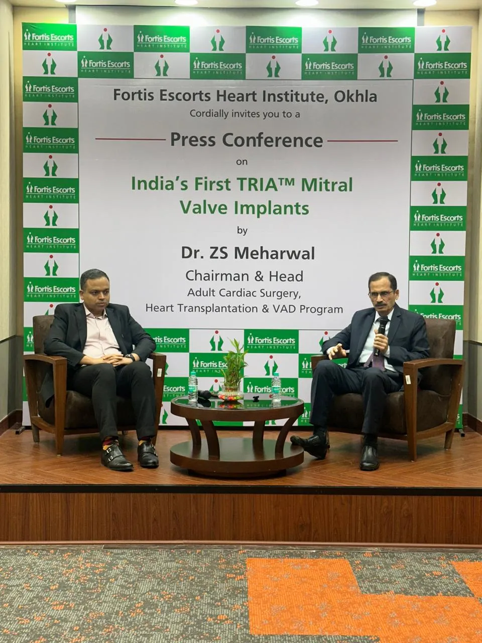 Fortis Escorts Performs One Of India’s First TRIA Mitral Valve Implants ...