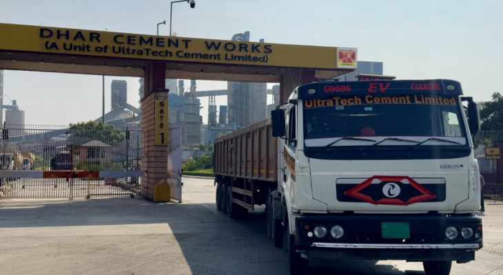 UltraTech To Deploy 100 E-trucks To Transport 75,000 Metric Tons Of ...