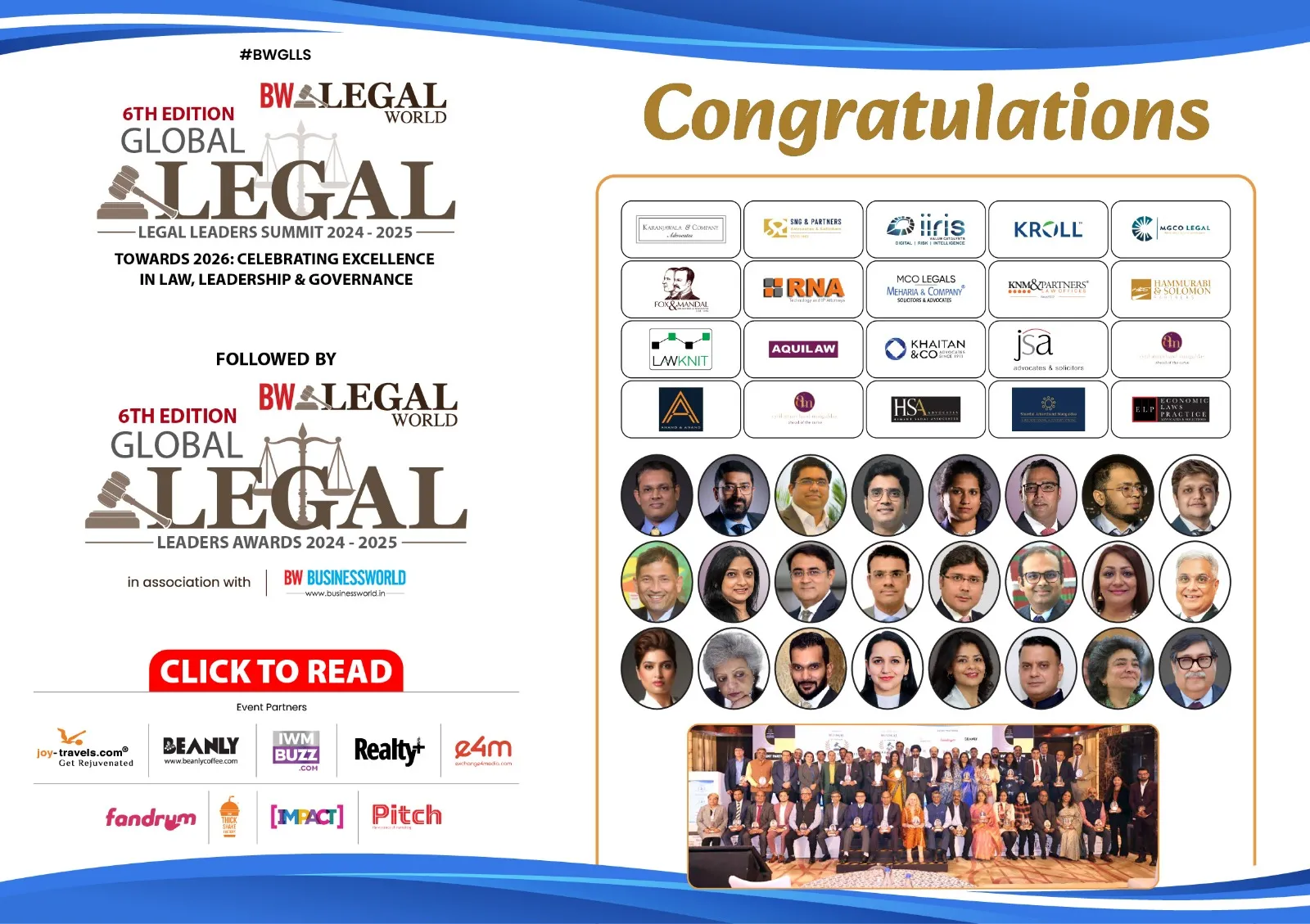 BW Legal World Announces Winners For 6th Edition Of Global Legal ...