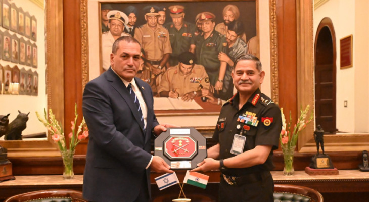 Army Chief General Upendra Dwivedi, Israel Defence Ministry DG Discuss ...