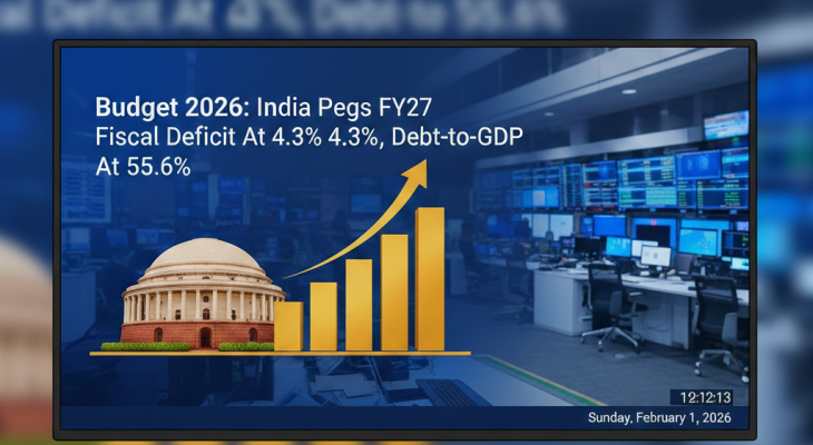 Budget 2026: India Pegs FY27 Fiscal Deficit At 4.3%, Debt-to-GDP At 55. ...