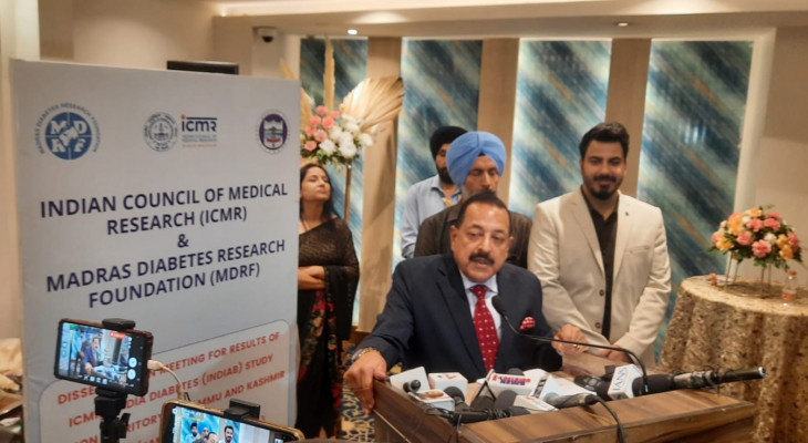 ICMR-INDIAB Study Reveals 18.9 % Diabetes Prevalence In Jammu, 26.5 % ...