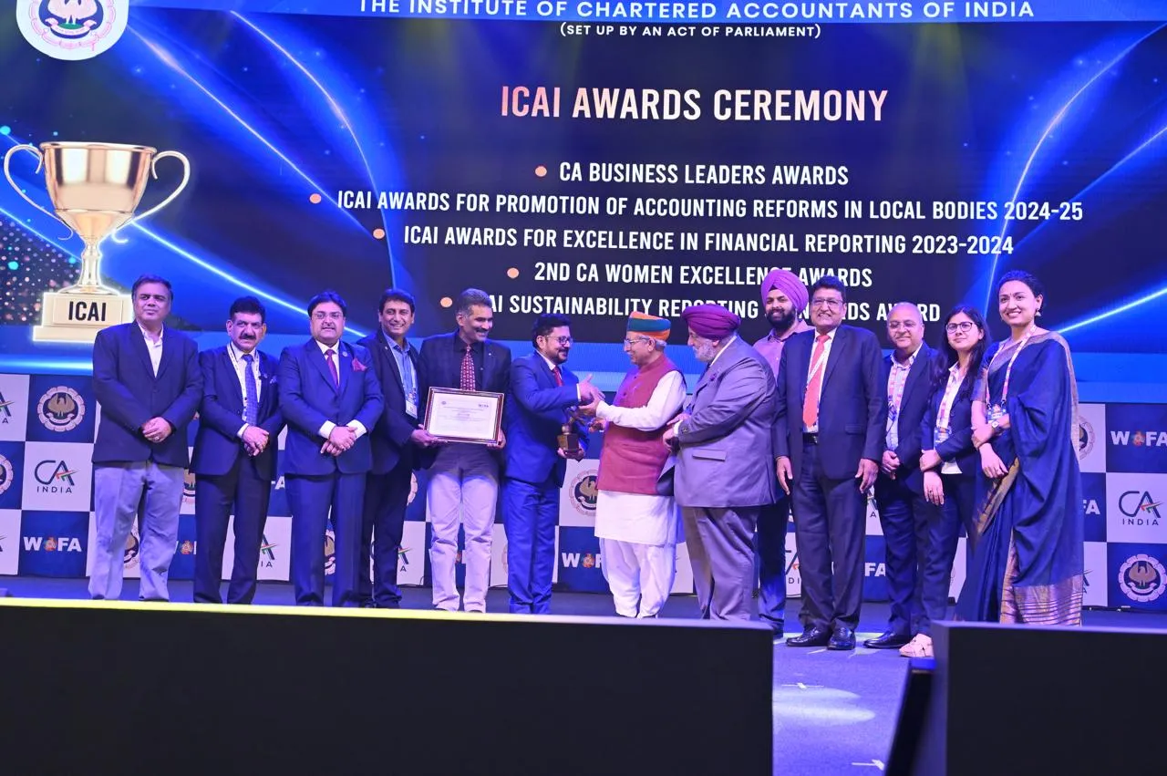 REC Wins Gold Shield In ICAI Award For Excellence In Financial ...