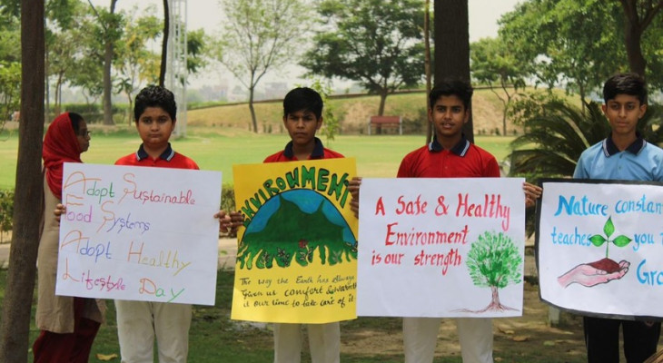 Hi-Tech World School Students Lead World Environment Day - BW Education