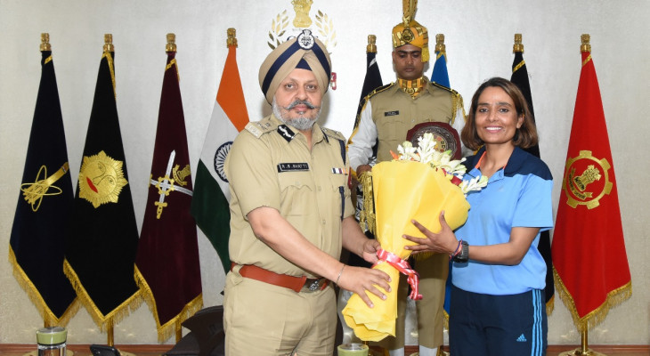 Everest conqueror SI Geeta Samota accorded grand welcome at CISF headquarters - BW Police World