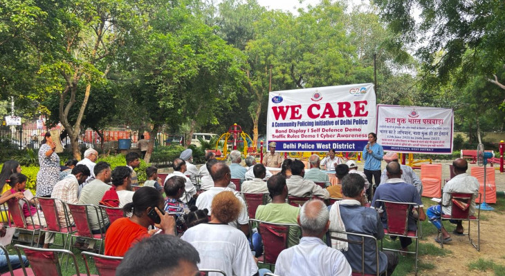 Delhi Police organises "We Care" for senior citizens, starts a number ...