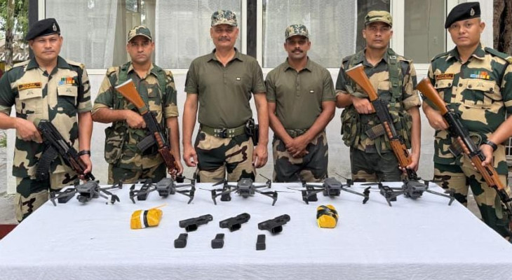 BSF seizes drones, recovers heroin and pistols at Indo Pak border in Punjab - BW Police World