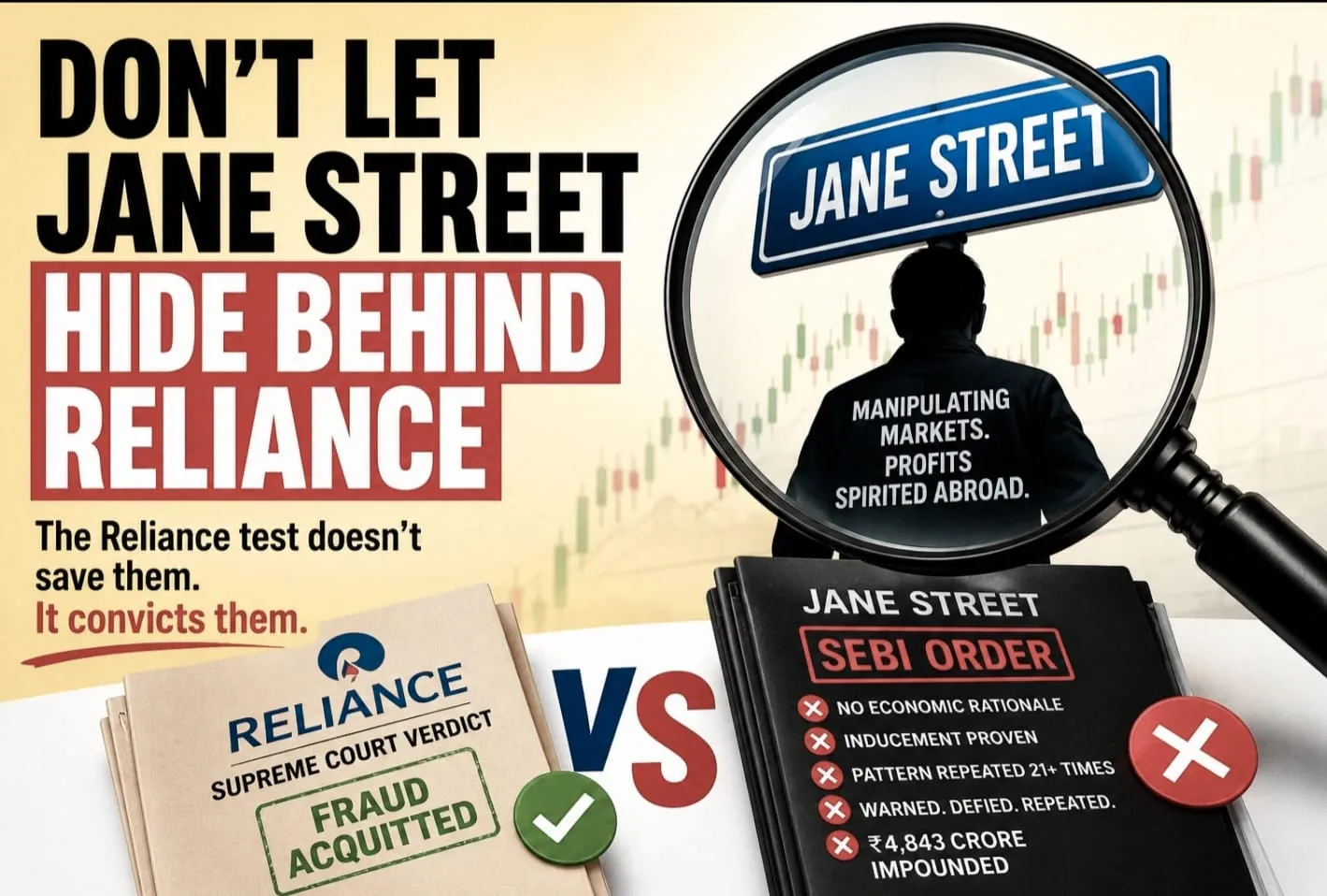Jane Street Cannot Hide Behind Reliance - BW Businessworld