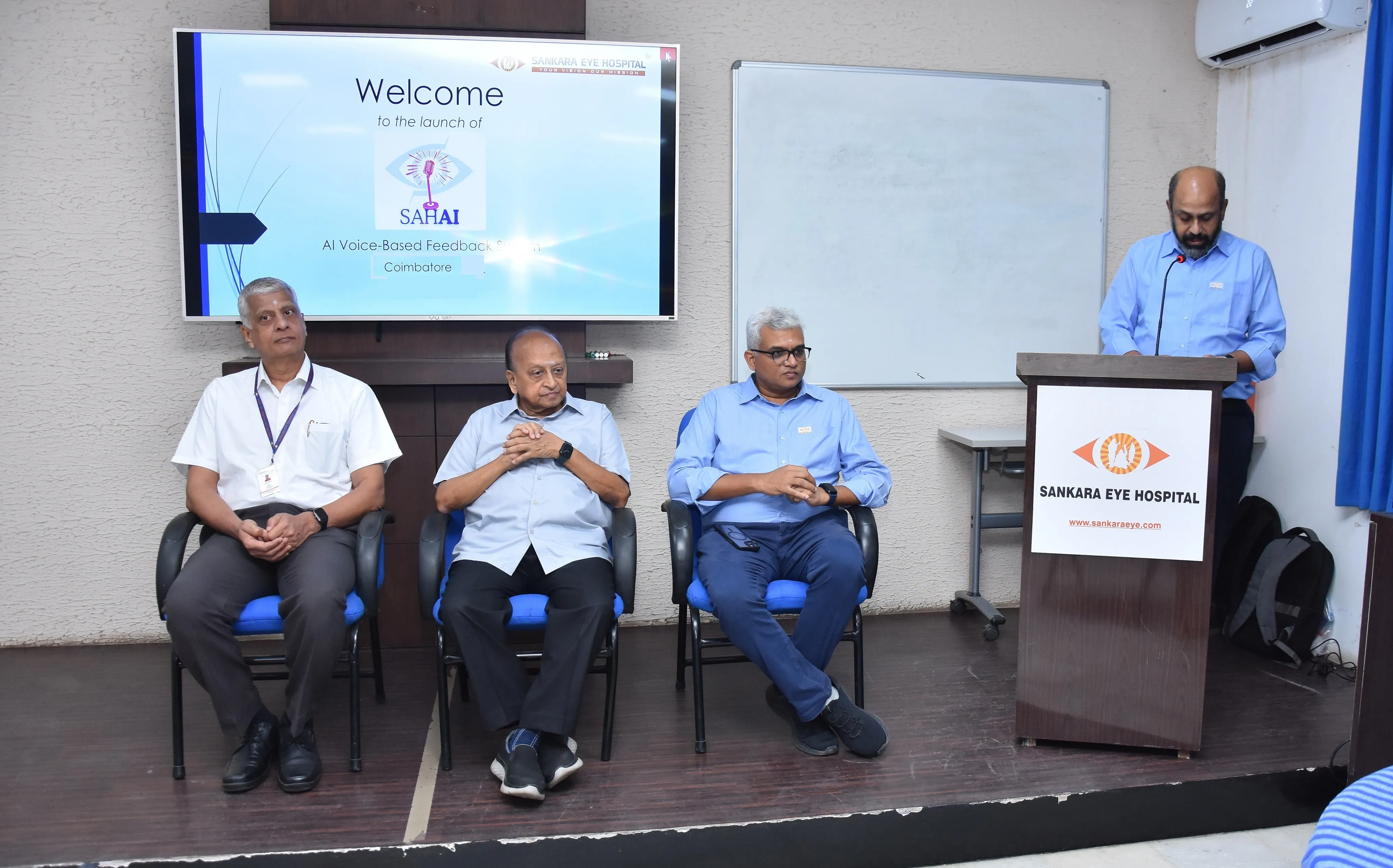 Sankara Eye Foundation Launches SAHAI: India's First AI Voice Feedback ...