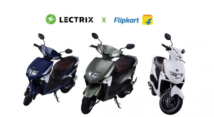 Lectrix EV Lists LXS 2.0 E-scooter On Flipkart At A Price Of Rs. 76K