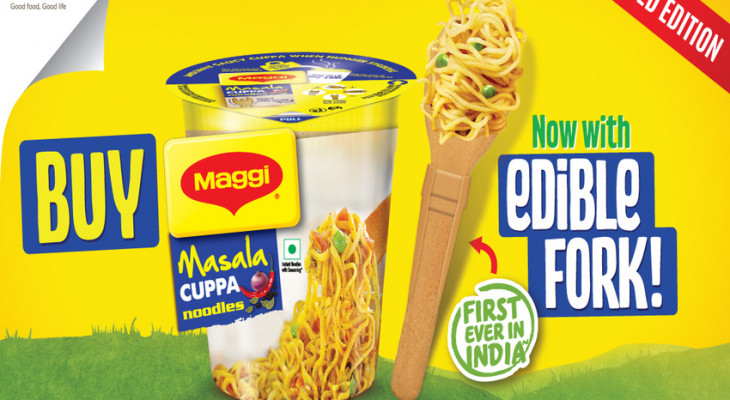 Maggi Sparking Change, Launches First-of-Its-Kind Edible Fork
