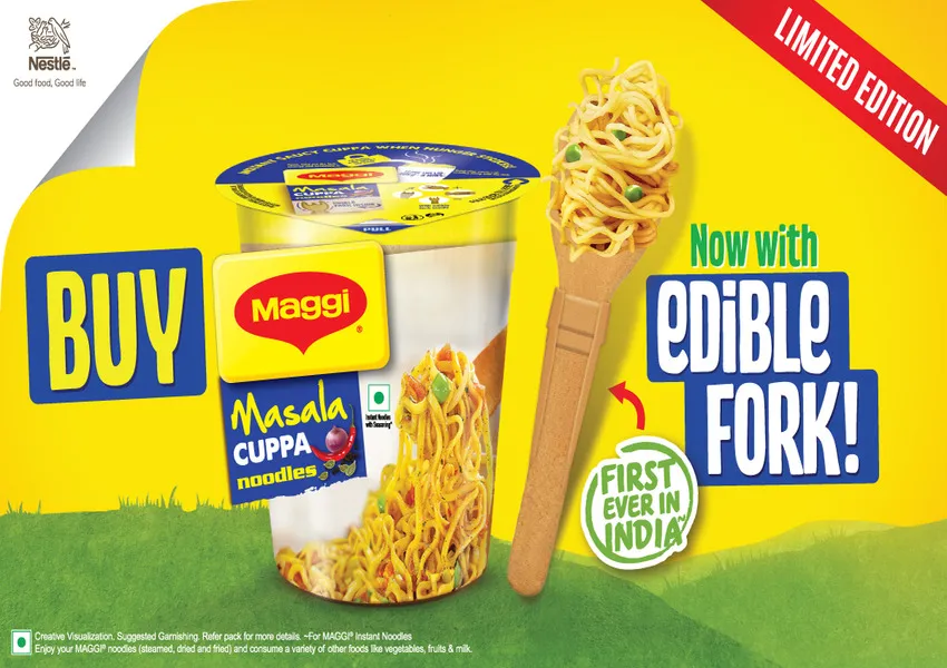 Maggi Sparking Change, Launches First-of-Its-Kind Edible Fork