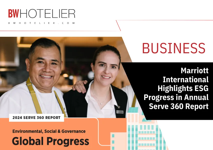 Marriott International highlights ESG progress - BW Hotelier
