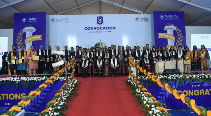 Manipal University Jaipur Hosts Third Convocation For Online UG & PG ...