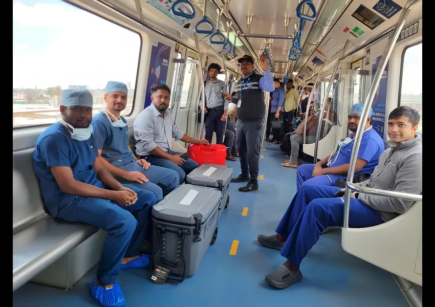 Namma Metro Enables Swift Donor Lung Transport For Life Saving ...