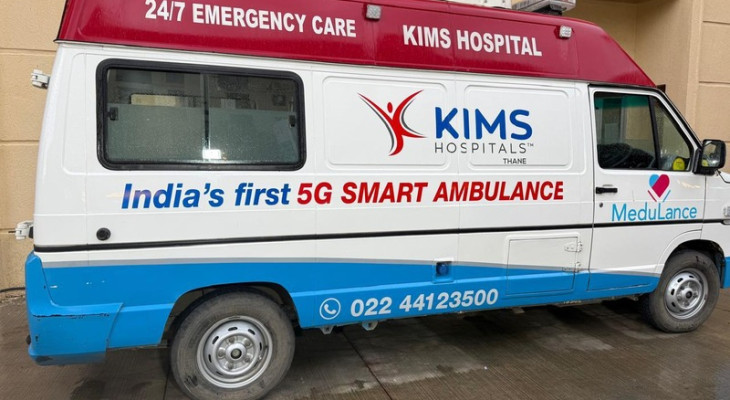Thane’s First AI-Integrated 5G Smart Ambulance Launched By KIMS ...