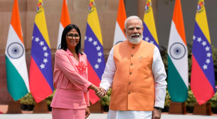 PM Modi, Venezuela’s Delcy Rodríguez Discuss Energy, Trade And ...