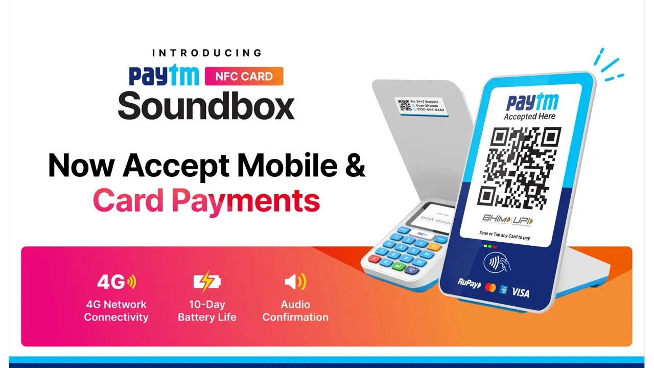 PayTM Introduces Two-in-one NFC Card Soundbox - BW Disrupt