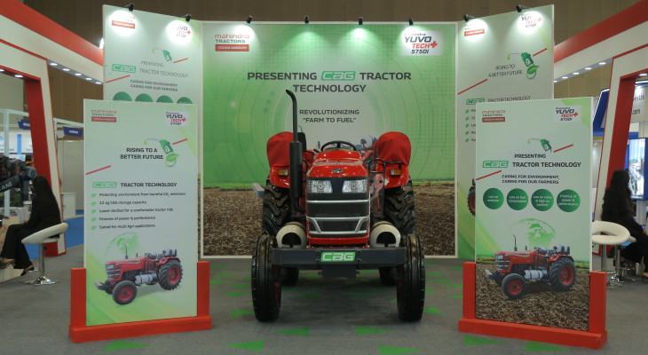 Mahindra Unveils CBG-powered Tractor Technology