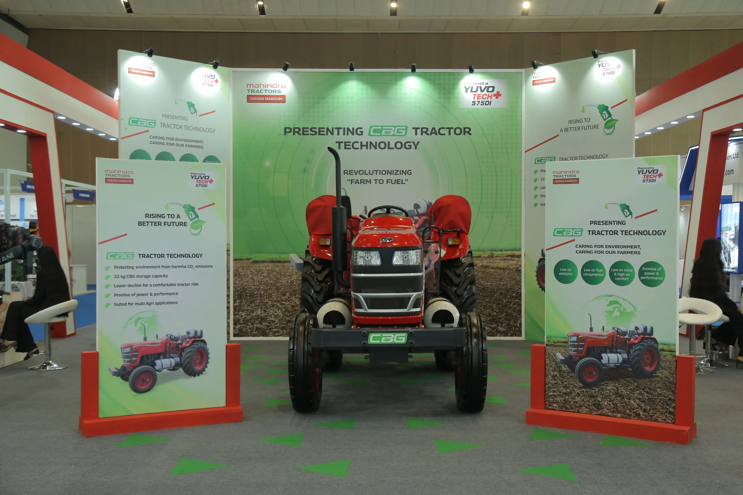 Mahindra Unveils CBG-powered Tractor Technology