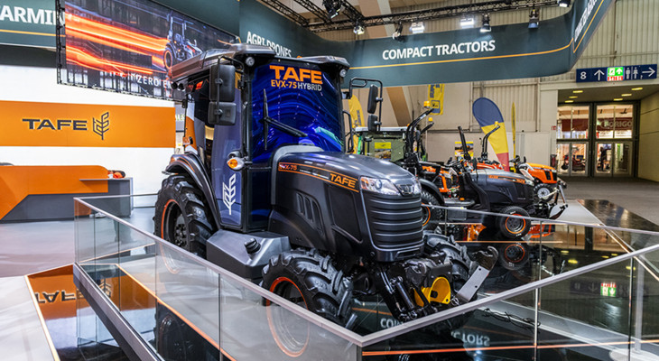 TAFE Unveils Next-Gen Electric Hybrid Tractor 'EVX75'