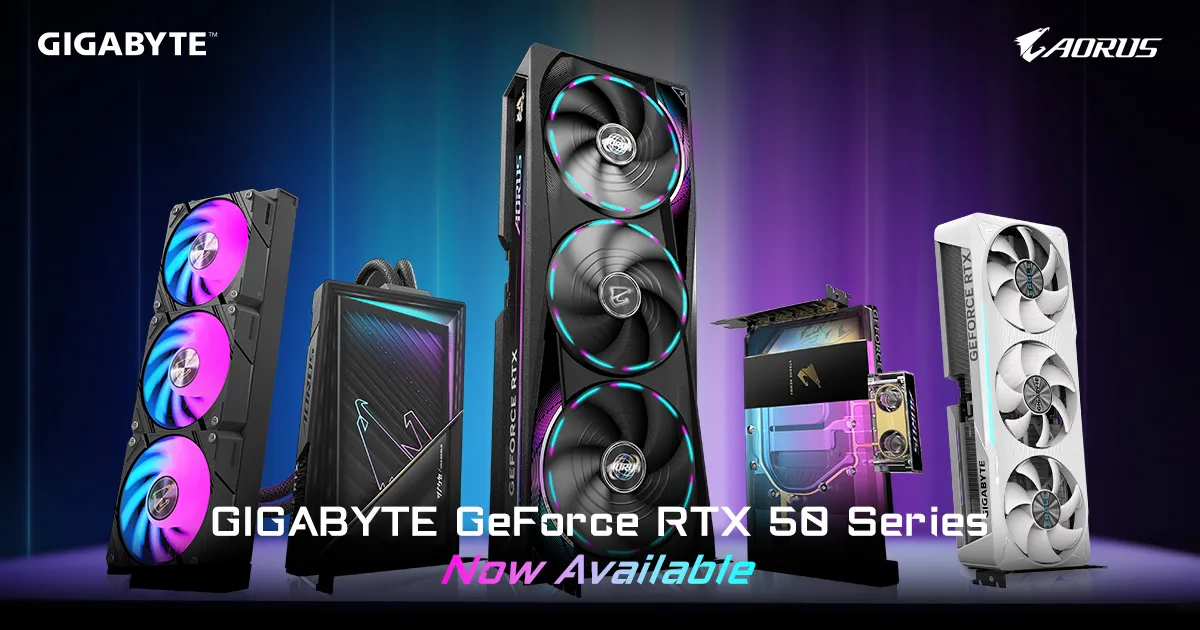 Gigabyte Unveils GeForce RTX 50 Series Graphics Cards With NVIDIA Blackwell Architecture - BW ...