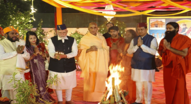 PM Modi Celebrates Uttarakhand’s Igas Bagwal Festival at MP Anil Baluni ...