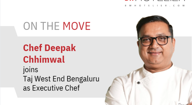 Chef Deepak Chhimwal joins Taj West End Bengaluru as Executive Chef ...
