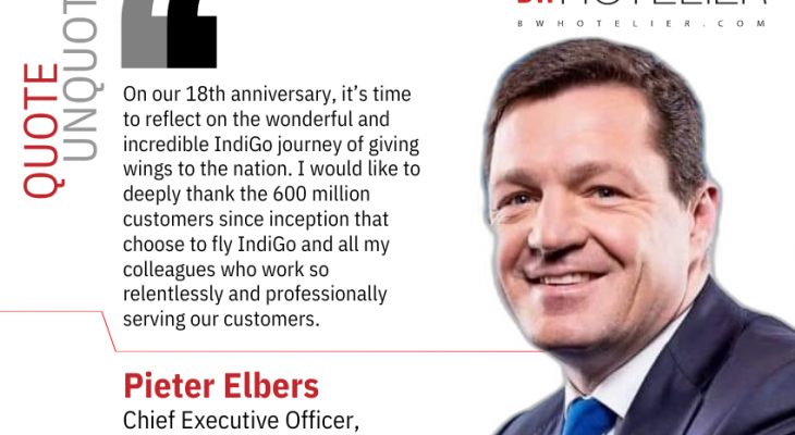 IndiGo celebrates its 18th anniversary - BW Hotelier