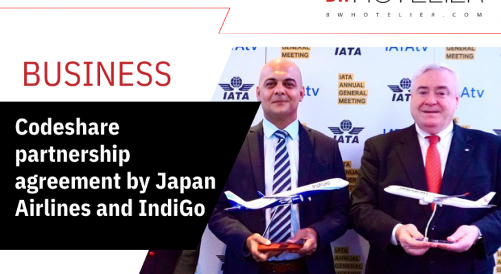 Japan Airlines and IndiGo agree on Codeshare partnership - BW Hotelier