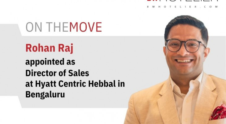 Hyatt Centric Hebbal Bengaluru appoints Rohan Raj as Director of sales