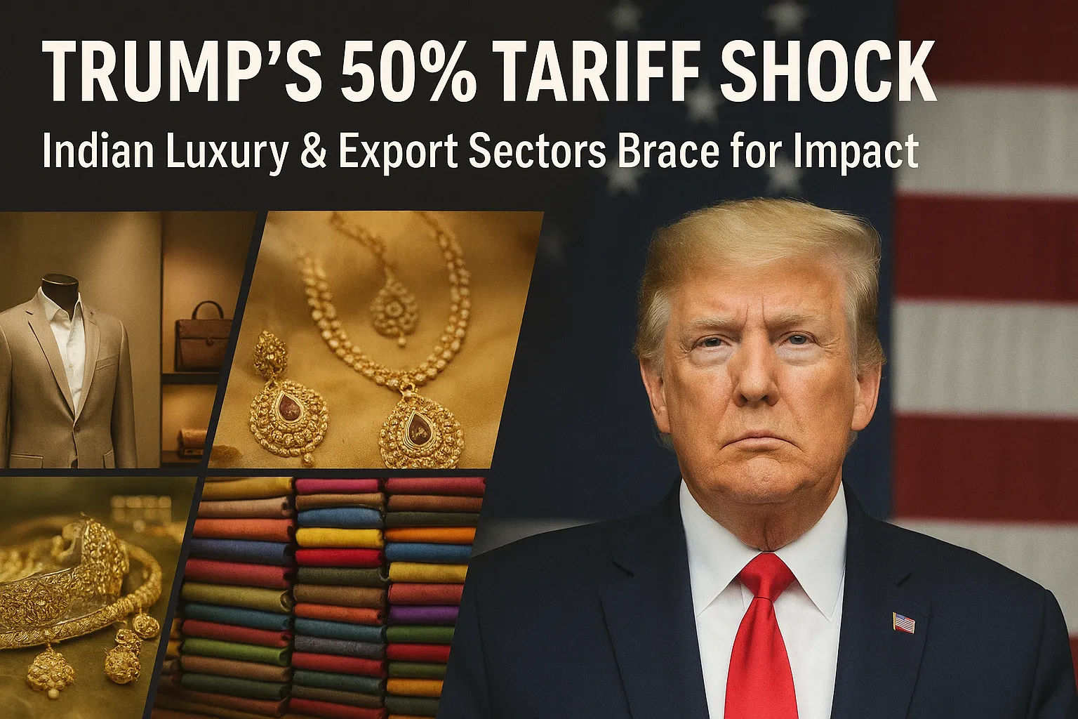 Trump’s 50% Tariff Shock: Indian Luxury & Export Sectors Brace For ...