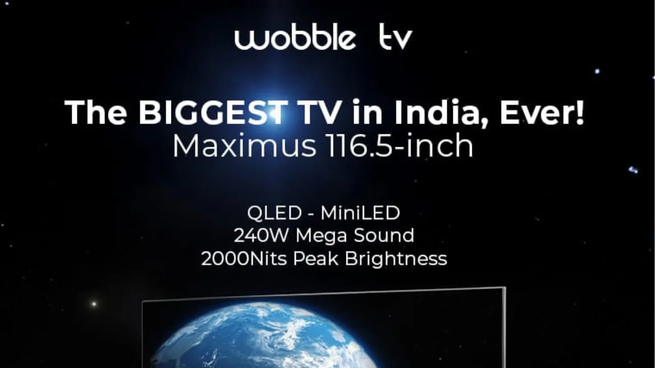 Wobble Displays Unveils Maximus Series 116.5-inch Google TV - BW ...