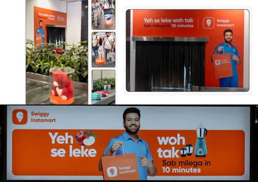 Swiggy Instamart Surprises Travellers With OOH Activation - BW ...