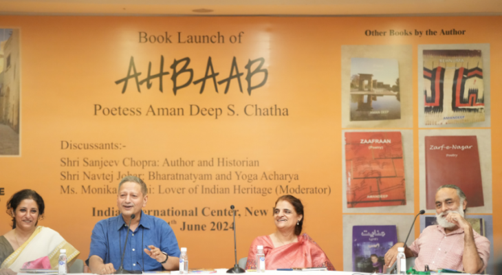 Aman Deep Chatha’s Book Ahbaab Unveiled At An Exclusive Event At IIC