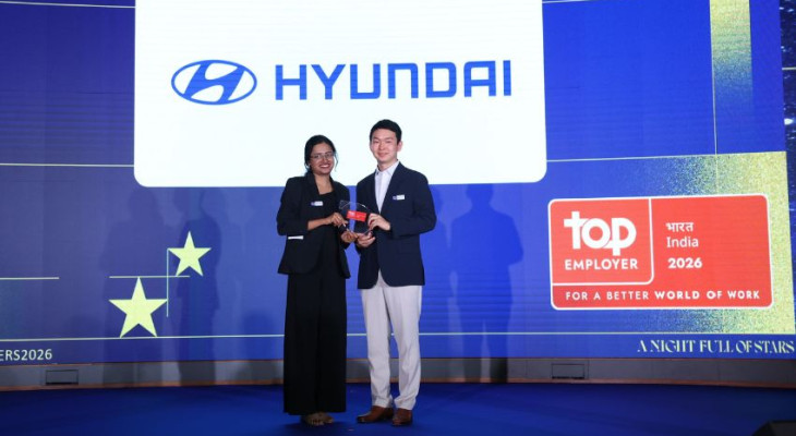 Hyundai Motor India Secures Top Employer 2026 Recognition - BW People