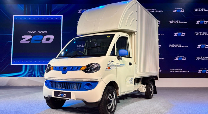Mahindra Launches Zeo Electric 4W Commercial Vehicle Starting at ₹7.52 Lakh