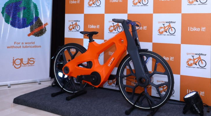 igus Unveils World’s First Bicycle Made From Recycled Ocean Plastics