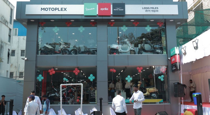 Piaggio Vehicles Opens First Motoplex Dealership In Pune