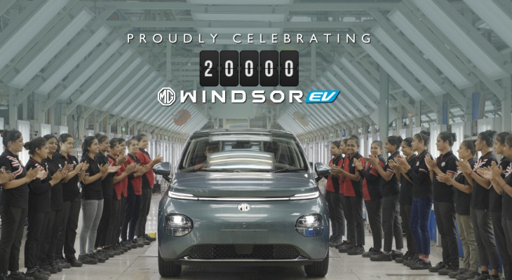 JSW MG Motor Sells 20,000 Units Of Windsor In 6 Months