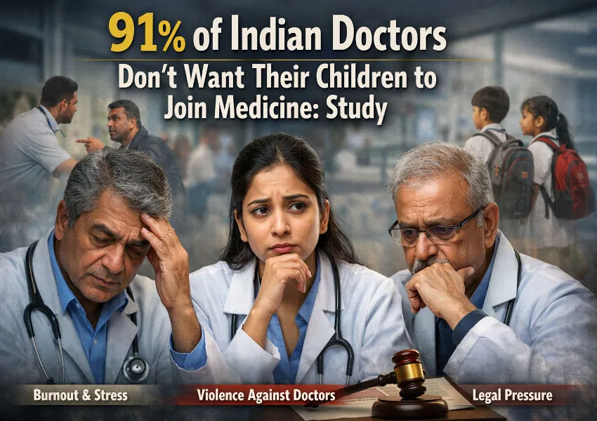 91% Of Doctors In India Discourage Children From Pursuing Medicine ...